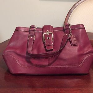 Coach | Bags | Maroon Coach Purse | Poshmark